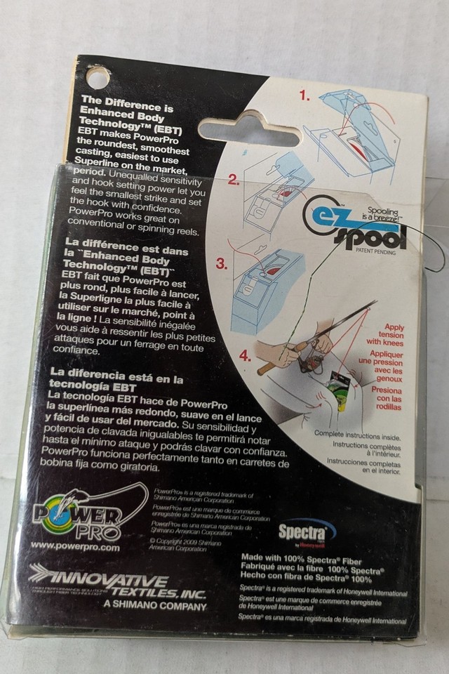 Power Pro Microfilament Braided Fishing Line 20 lb test Moss Green EZ ...