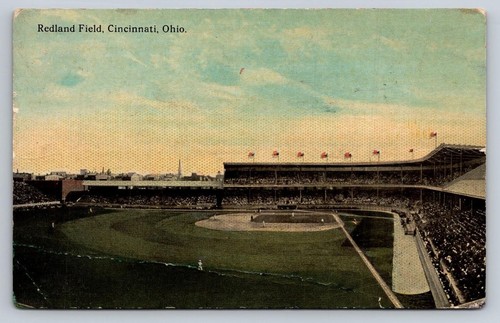 1917 Cincinnati Reds Baseball Stadium Postcard | eBay