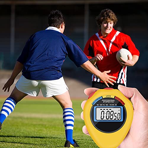 Pack Multi-Function Electronic Digital Sport Stopwatch Timer, Large ...