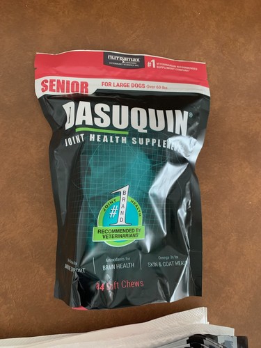 DASUQUIN for SENIOR LARGE Dogs-84 CHEWS Joint Health Supplement 01/2027 ...