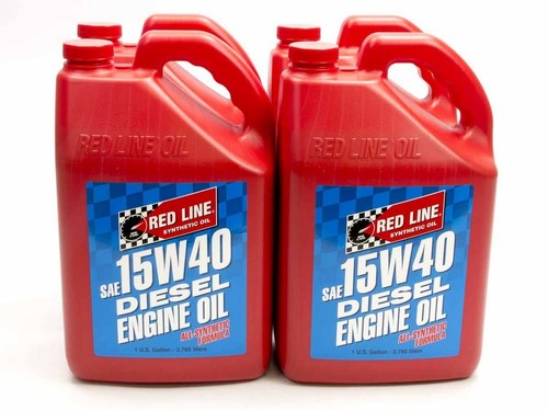 Red Line Motor Oil - 15W40 - Synthetic - 1 gal - Diesel Engines - Set ...