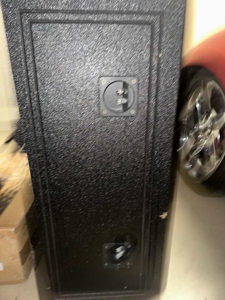 Kicker 43CVR122 12" Dual 2 Ohm CompVR Loaded Enclosure Ported Sub Car ...