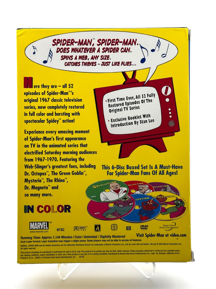 Spider-Man - The '67 Collection (6 Volume Animated Set) [DVD] | eBay