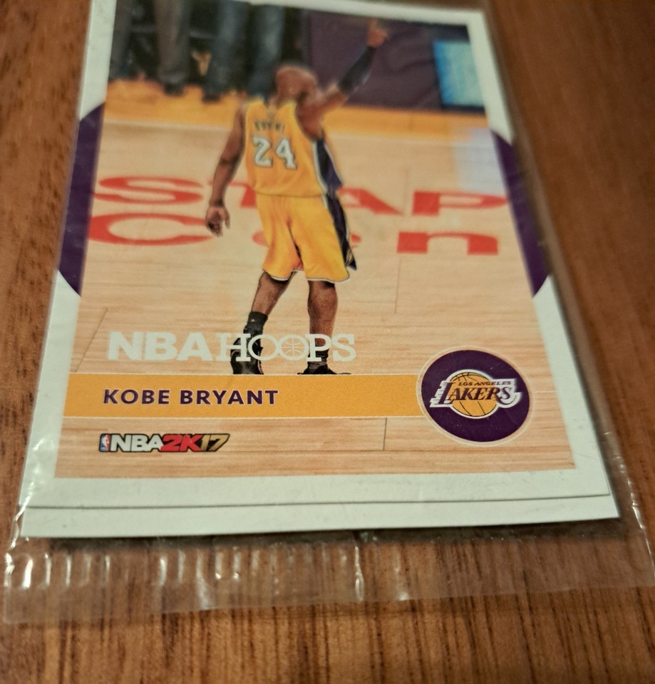 Panini 2k17 NBA HOOPS Kobe Bryant card #7 & #5 factory sealed 🔥 RARE ...