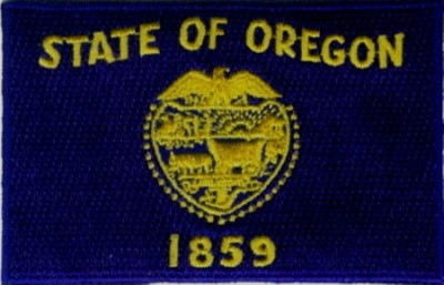 Oregon USA State Flag Embroidered Patches 3.5"x2.25" iron-on | eBay