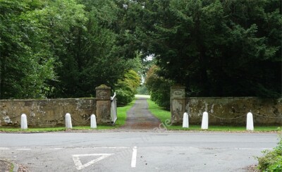 Photo 6x4 Gates near Simonburn Park End/NY8775 Entrance to Nunwick. The ...