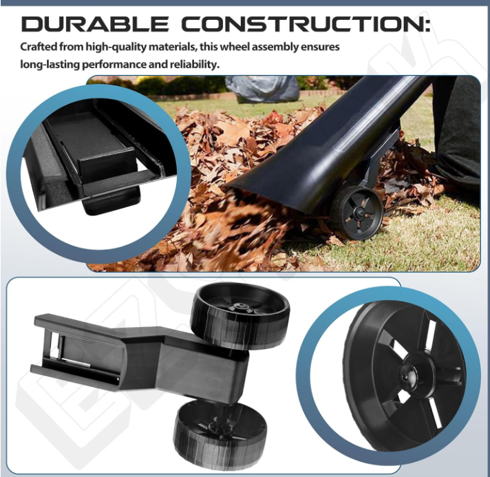 Wheel Assembly For Ryobi 40V Vac Attack Leaf Vacuum RY40405 RY40405VNM ...
