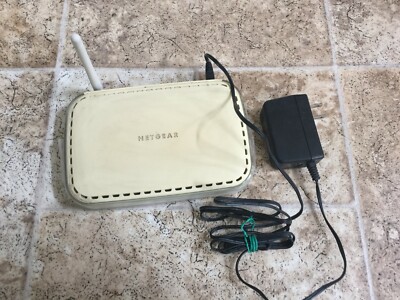 NetGear WGR614 54 Mbps 4-Port 10/100 Wireless G Secured Router ...