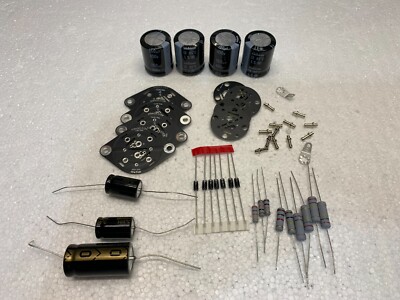 Heathkit HP-23 A/B/C + PS-23 Power Supply Rebuild Restoration Capacitor ...