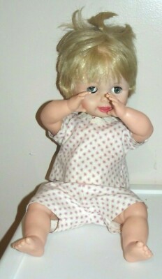 Vintage DELUXE READING Baby Magic Doll 1965 Moves Arms A7 | eBay