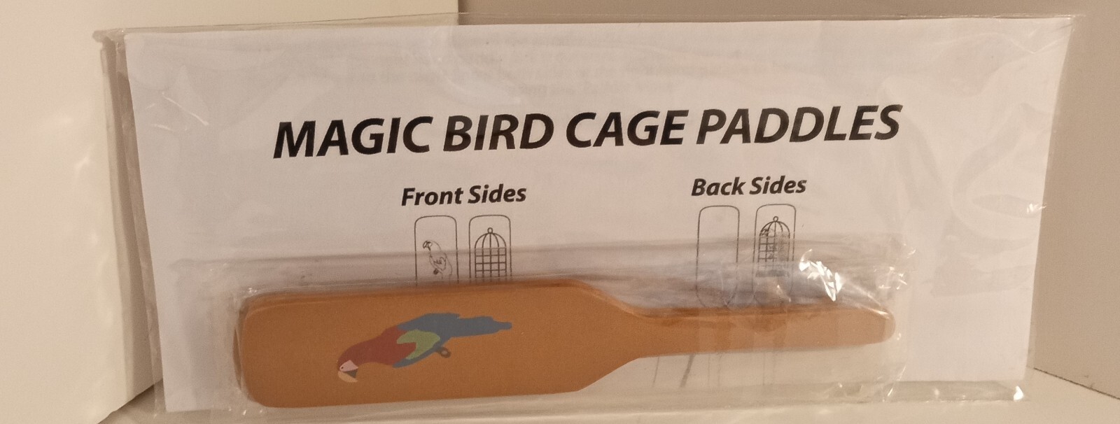 Magic Bird Cage Paddles Magic Trick New | eBay