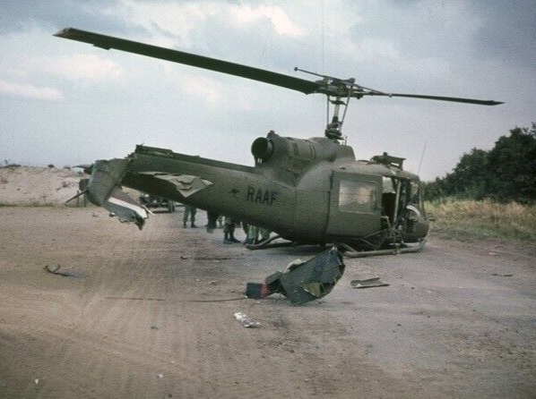 Vietnam War Photos -- Crashed UH-1 Huey | eBay