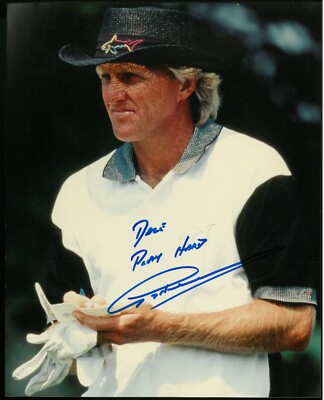 GREG NORMAN Signed Auto Autographed 8x10 Photo - Golf | eBay