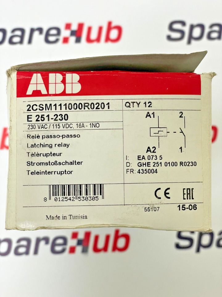 ABB E 251-230 2CSM111000R0201 Latching Relay ,12 Pieces In Box | eBay