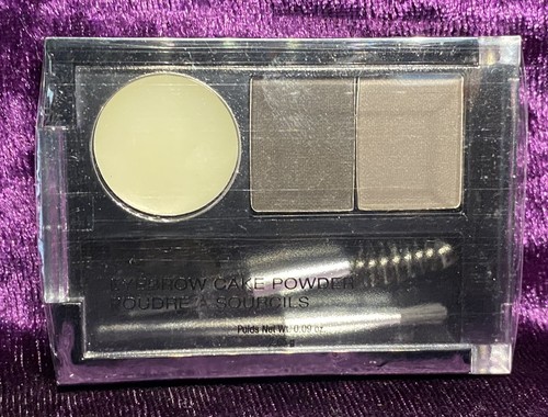 NYX Eyebrow Cake Powder ECP01 Black/Gray New Sealed HTF | eBay