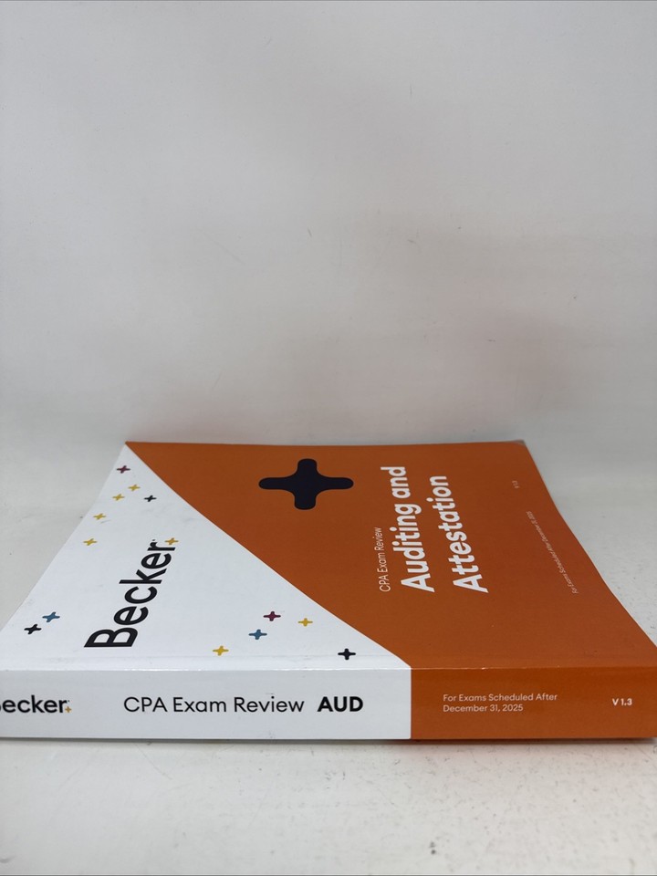 Becker CPA Exam Review Auditing Attestation V1.3 Exams Scheduled after ...