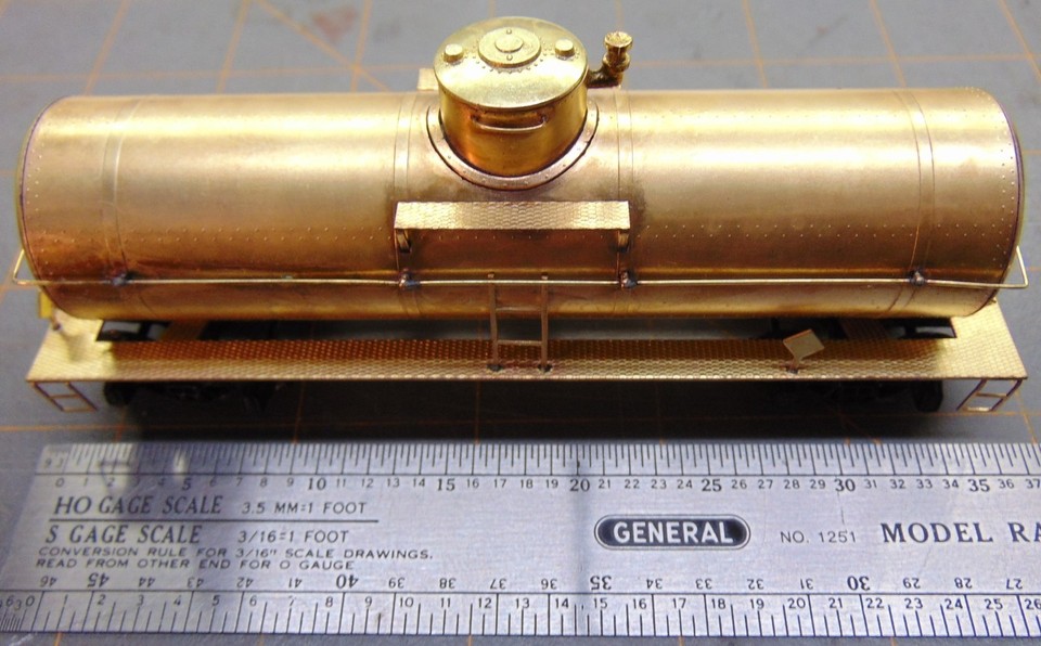 Brass 37 foot Single Dome Tank Car | eBay