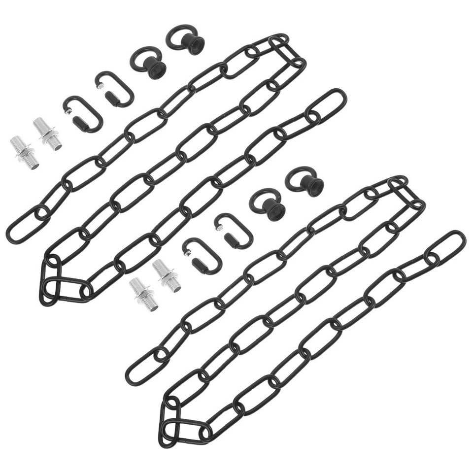 2 Sets Garden Bridge Guardrail Plant Chains for Hanging Baskets Metal ...