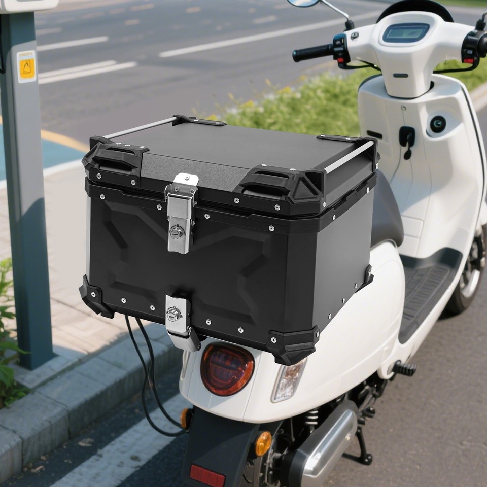 Motorcycle Top Case, Motorcycles Tail Storage Case with Safety Lock | eBay