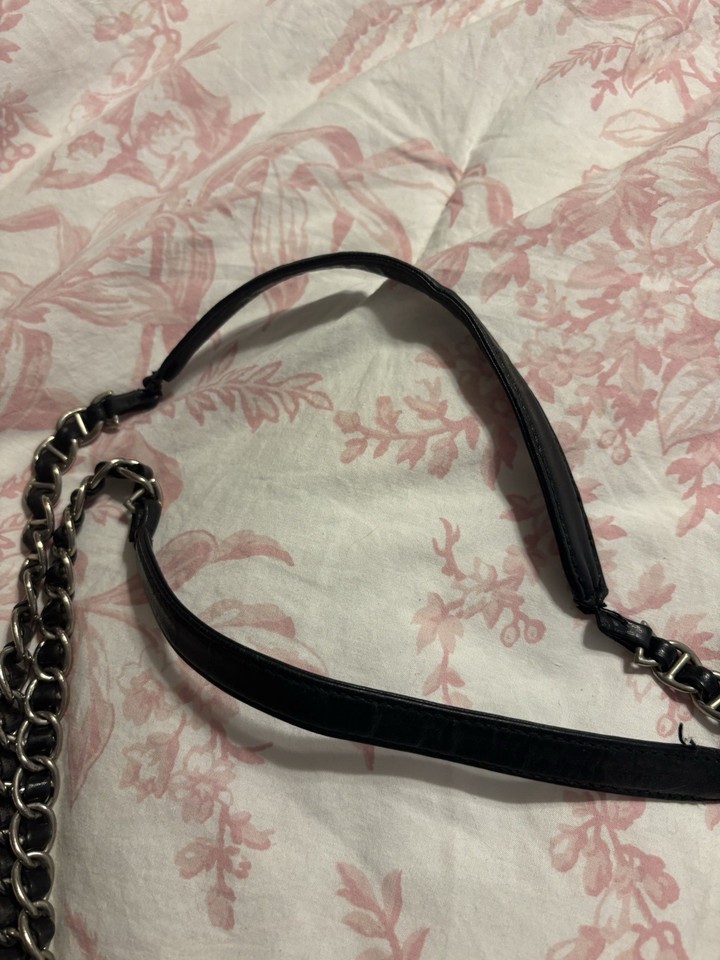 PRADA Black Nylon tessuto Chain Strap Medium Shoulder Bag | eBay