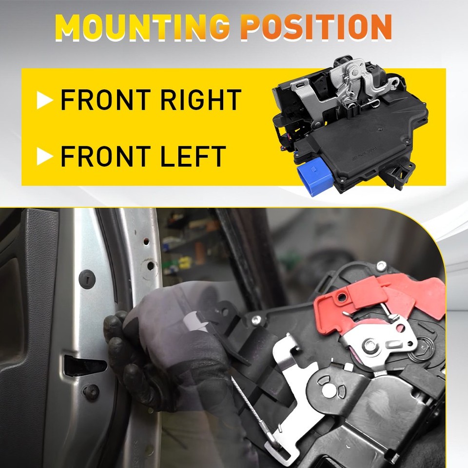 For VW Golf MK5 03-15 Front Left Right Side Door Lock Central Actuator ...