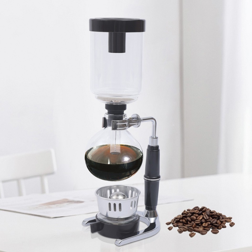 3 Cups Capacity Coffee Syphon Tabletop Siphon Coffee Maker Coffee ...