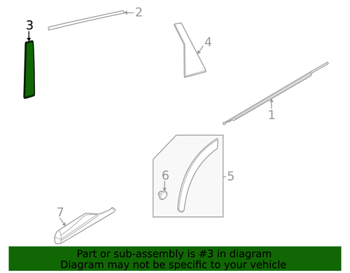 Genuine Nissan Door Applique 822D3-6RR1A | eBay