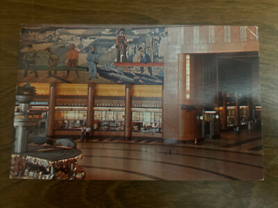 Cincinnati Ohio Lobby Union Terminal Postcard. 1950s | eBay