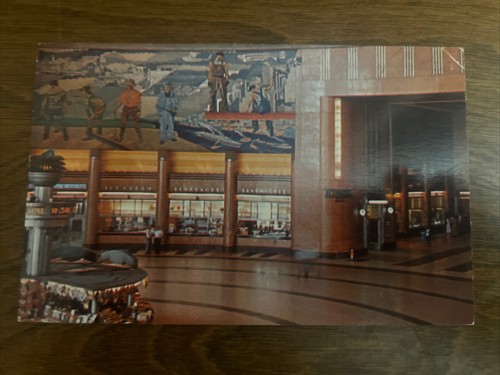 Cincinnati Ohio Lobby Union Terminal Postcard. 1950s | eBay