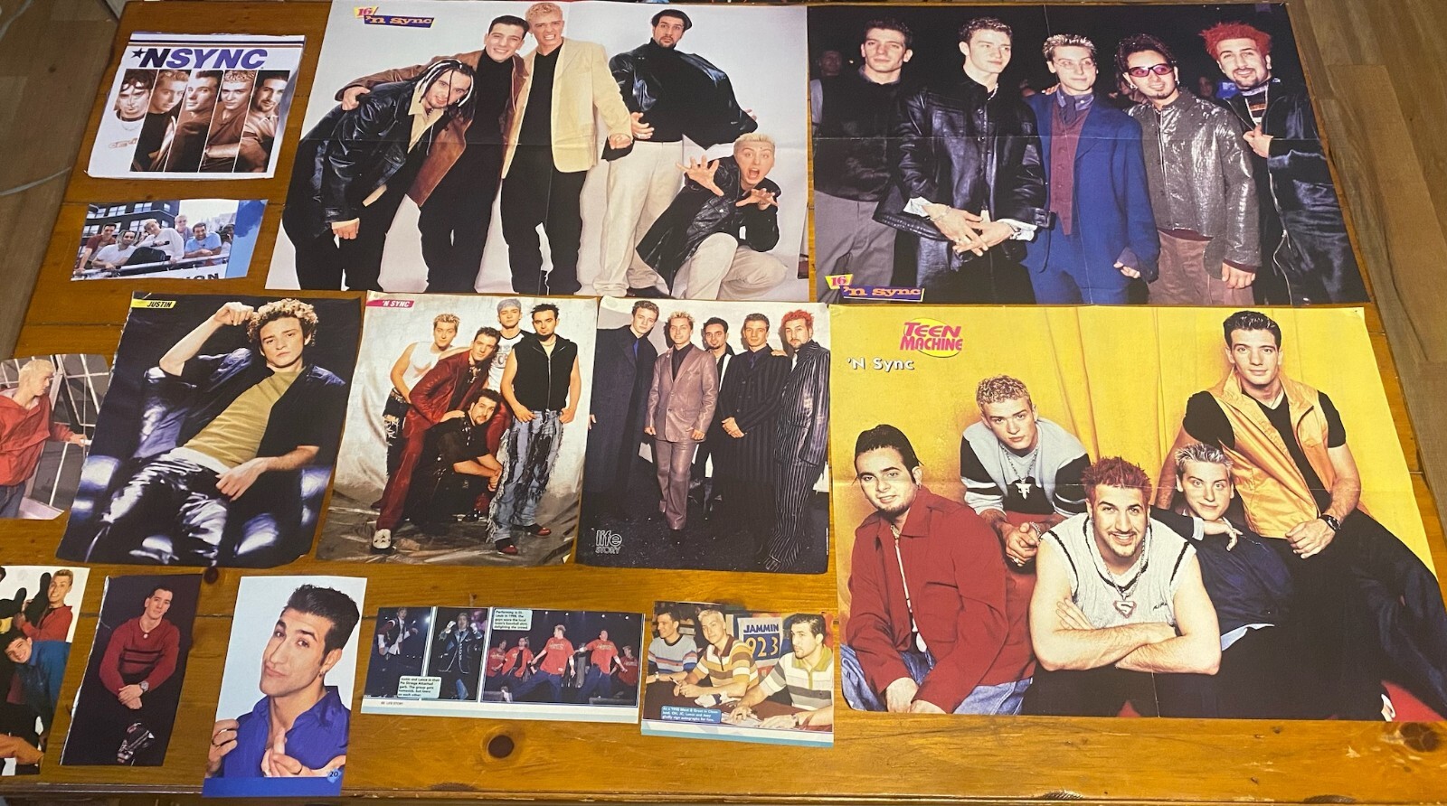 NSYNC Pinup and Poster Lot of 14 | eBay