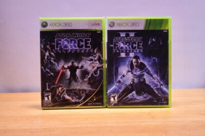 Star Wars The Force Unleashed 1 + Force Unleashed 2 Microsoft Xbox 360 ...