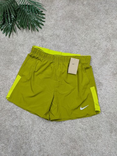 Nike Dri Fit Lined Running Shorts Mens Small 5" Inseam Olive Standard ...