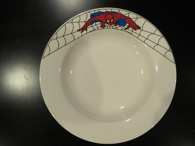 Spider-Man Ceramic Bowl + Free Marvel Mania Plastic Plate Marvelmania ...