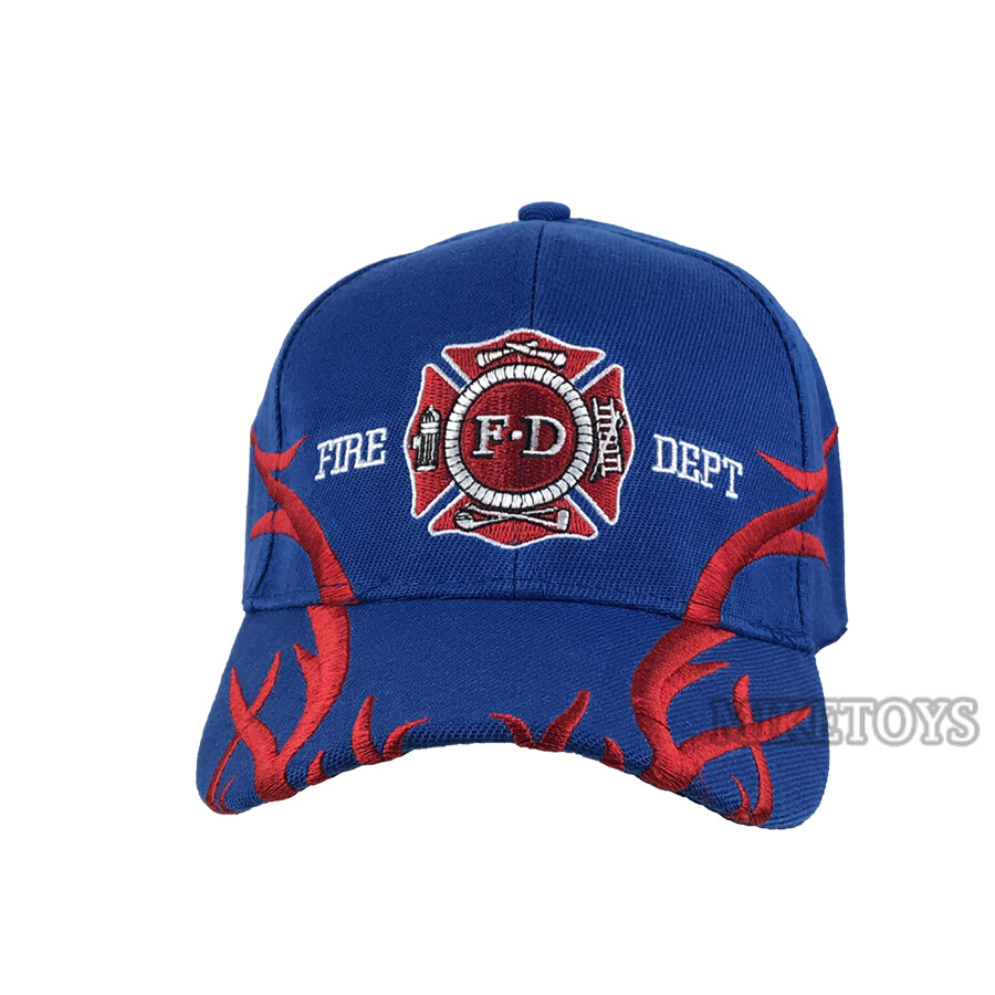 Fire Department Baseball Hats 3 D Embroidered Ball Cap MIx Color FREE ...