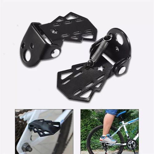 MTB Bike Road Bike Metal Rear Seat Bicycle Foot Pegs Bike Pedals ...
