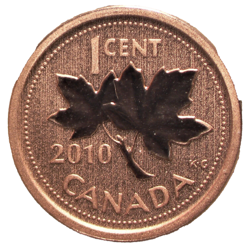 2010 Canada Cent Magnetic ICCS SP67 Red NBU Specimen #20659 | eBay