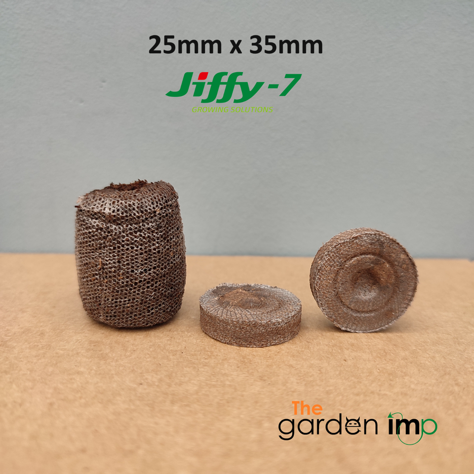100 Jiffy 7 25mm Peat Pellets Propagation Plugs Seeds Cuttings ...