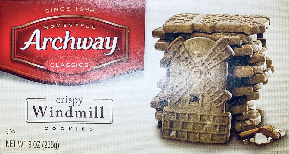 Archway Homestyle Classics Crispy Windmill Cinnamon Almond Cookies 9 Oz ...