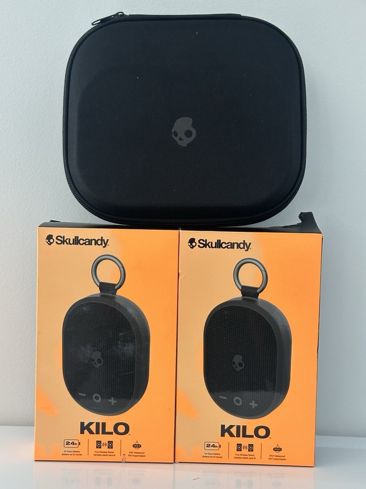 Skullcandy Kilo Wireless Waterproof Bluetooth Speaker with Case Bundle ...
