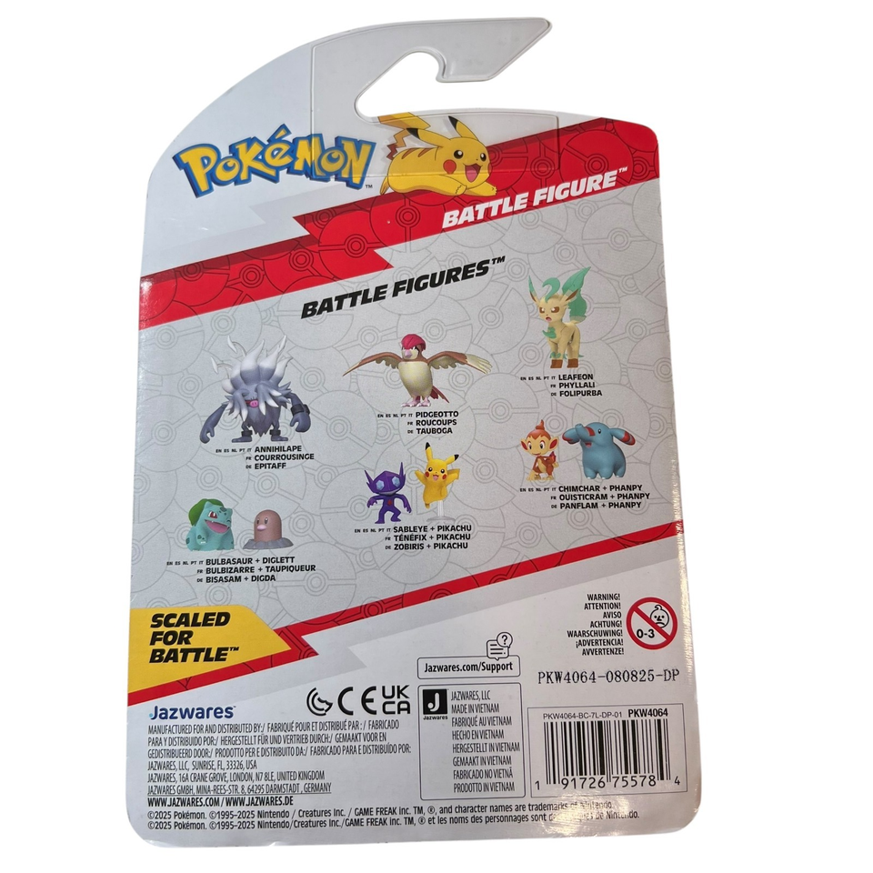 Jazwares Pokemon Battle Figure Feature ANNIHILAPE 3" Figure NEW 2025 | eBay