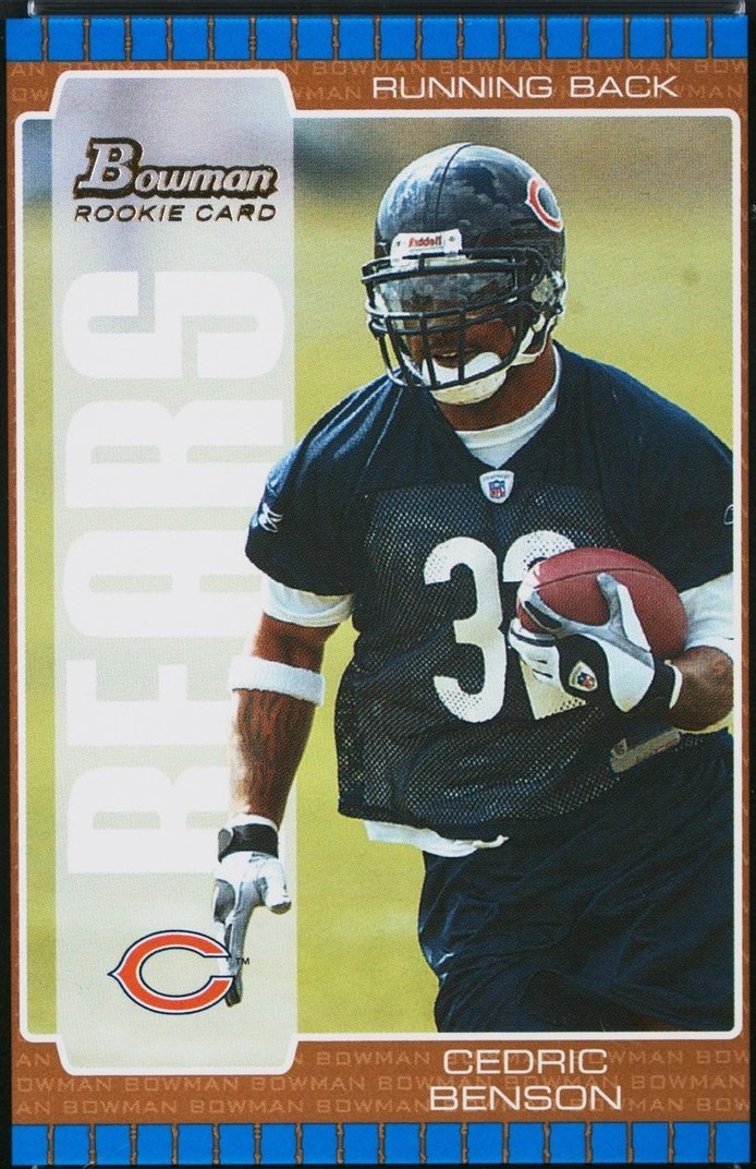 2005 Bowman - Cedric Benson #147 Gold /1 (RC) for sale online | eBay