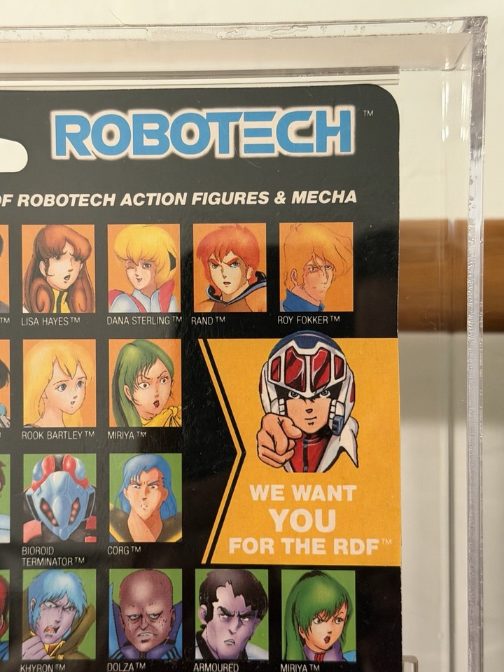 CAS Graded Matchbox Robotech Scott Bernard Vintage Action Figure 1985 ...