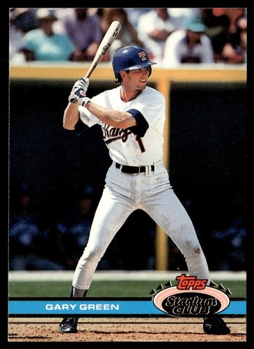 1991 Stadium Club Gary Green Texas Rangers #323 | eBay
