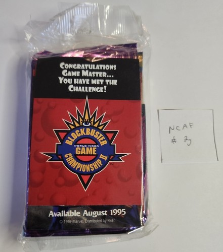 Blockbuster World Video Game Championship II 1995 Sealed Card Pack | eBay