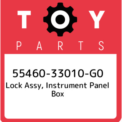 55460-33010-G0 Toyota Lock assy, instrument panel box 5546033010G0, New ...
