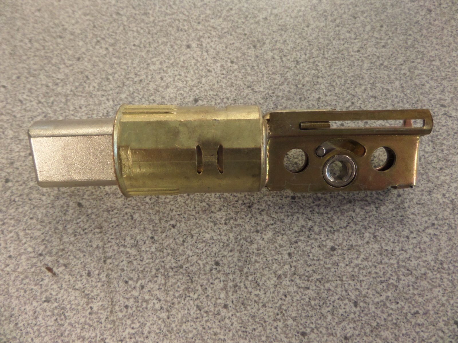 WEISER A74460 ADJUSTABLE BACKSET DRIVE IN DEADBOLT LATCH BRASS FINISH ...