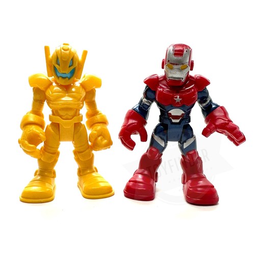 Playskool Super Heroes Adventures Marvel Golden Ultron Sentry + Iron ...
