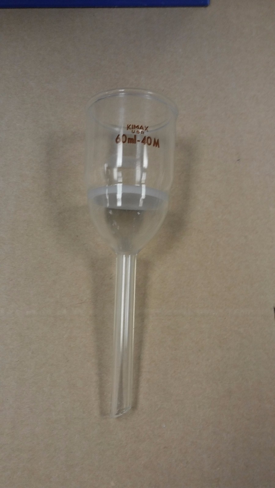 KIMAX 60ml-40M Buchner Funnel with KIMFLOW Fritted Disc | eBay