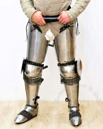 Medieval Legs protection armor Set for buhurt steel fight Hardened ...