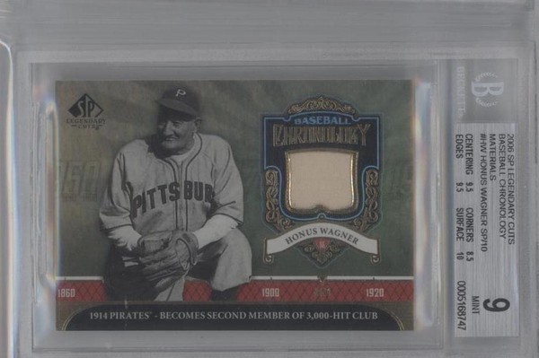 2006 SP Legendary Cuts - Baseball Chronology Materials #BC-HW Honus ...